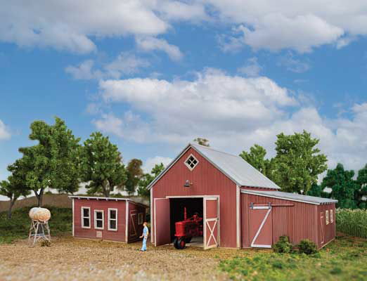 WALTHERS Cornerstone 1/87 HO Scale CHICKEN COOP AND SHEDS farm buildin ...