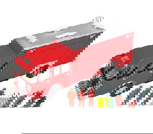 Preiser 1/87 HO Scale HAZMAT Suit Firemen+Walthers Hazardous Material ...