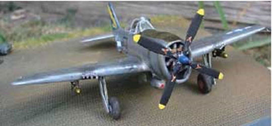 Trident Military HO 1/87 WWII US & Allies P-47D Thunderbolt Fighter-Bo ...